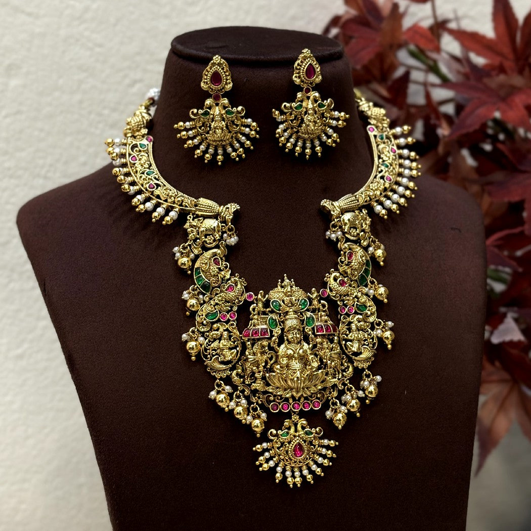 Antique Neck Set 110177 – Vijaya Art Jewellery